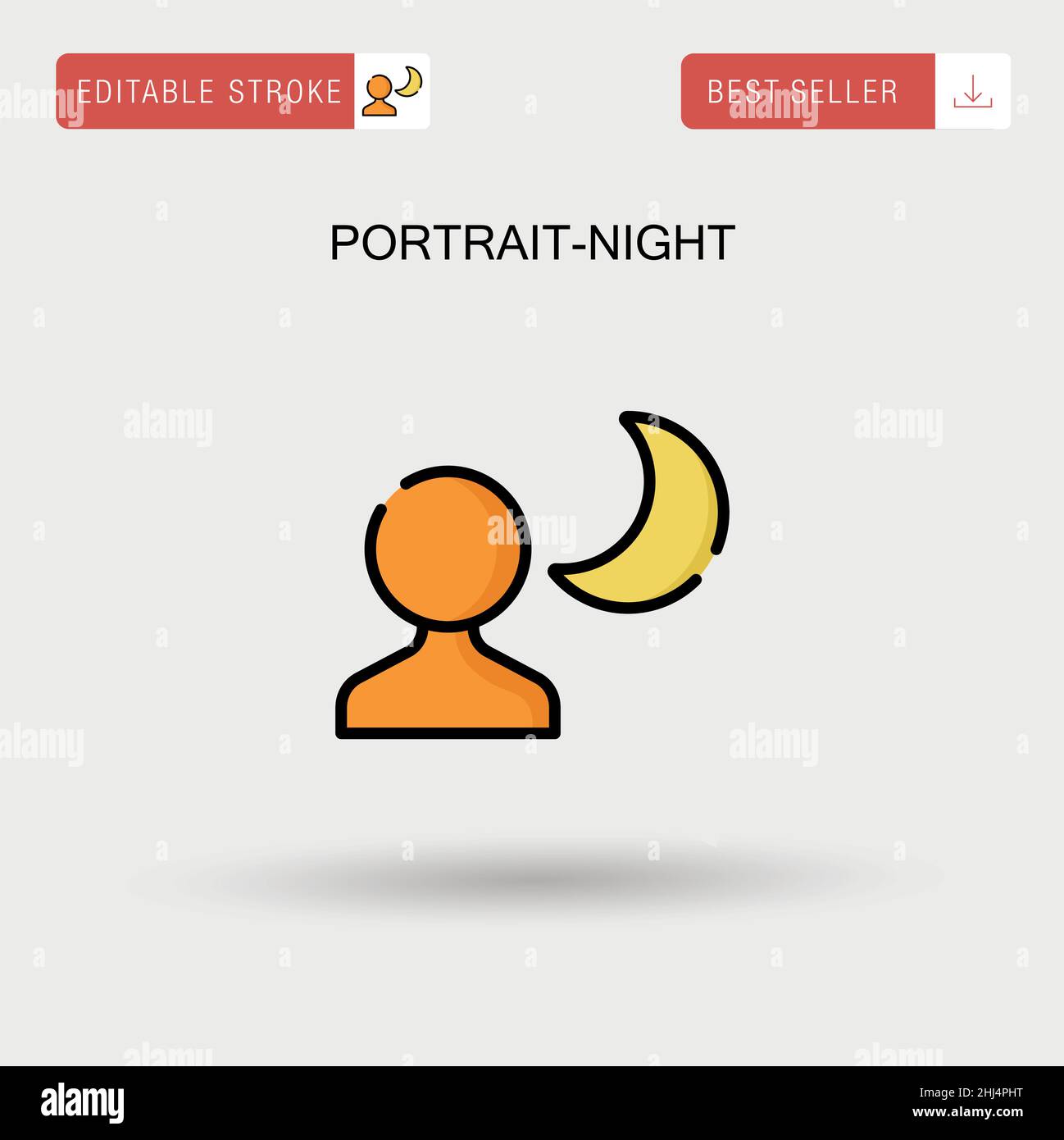 Cinematic portrait Stock Vector Images - Alamy