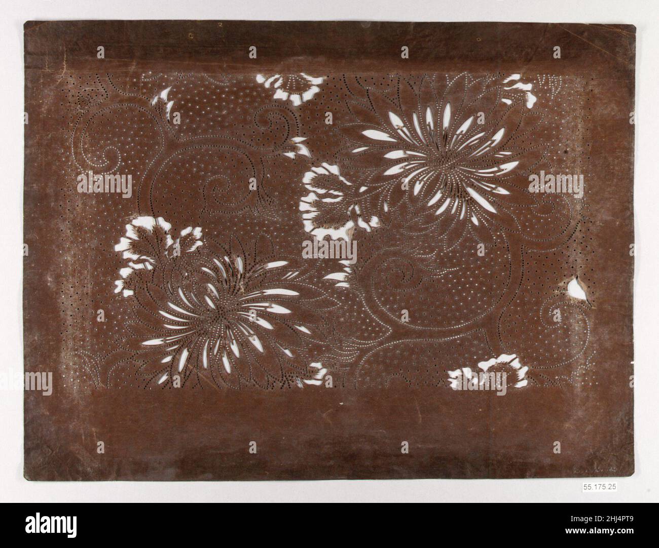 Stencil 19th century Japan. Stencil. Japan. 19th century. Paper ...