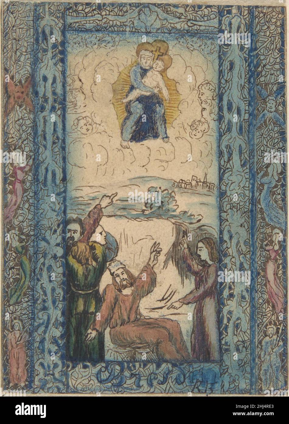 Design for a Stained Glass Window Rodolphe Bresdin French. Design for a ...