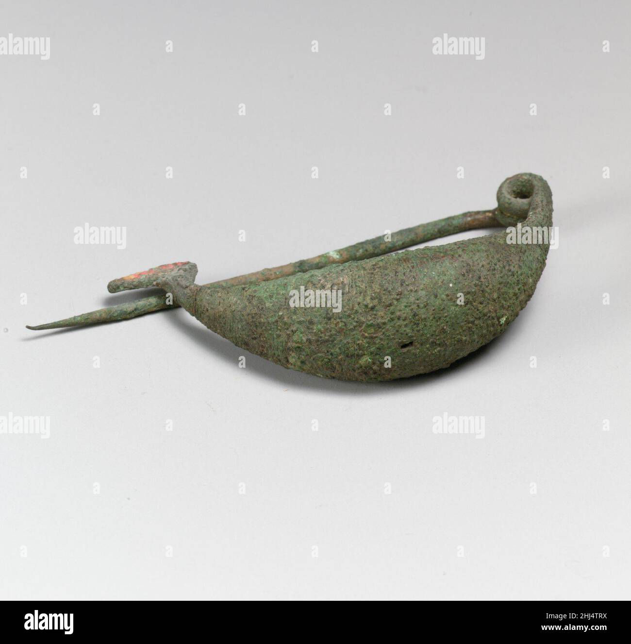 Fibula, boat-shaped type 8th–6th century B.C. Italic The bow is hollow ...