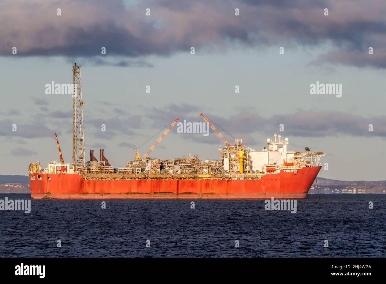 Oil and Gas FPSO vessel Stock Photo - Alamy