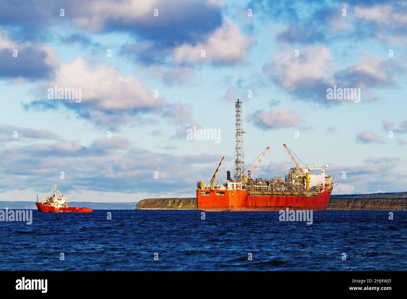 Oil and Gas FPSO vessel Stock Photo - Alamy
