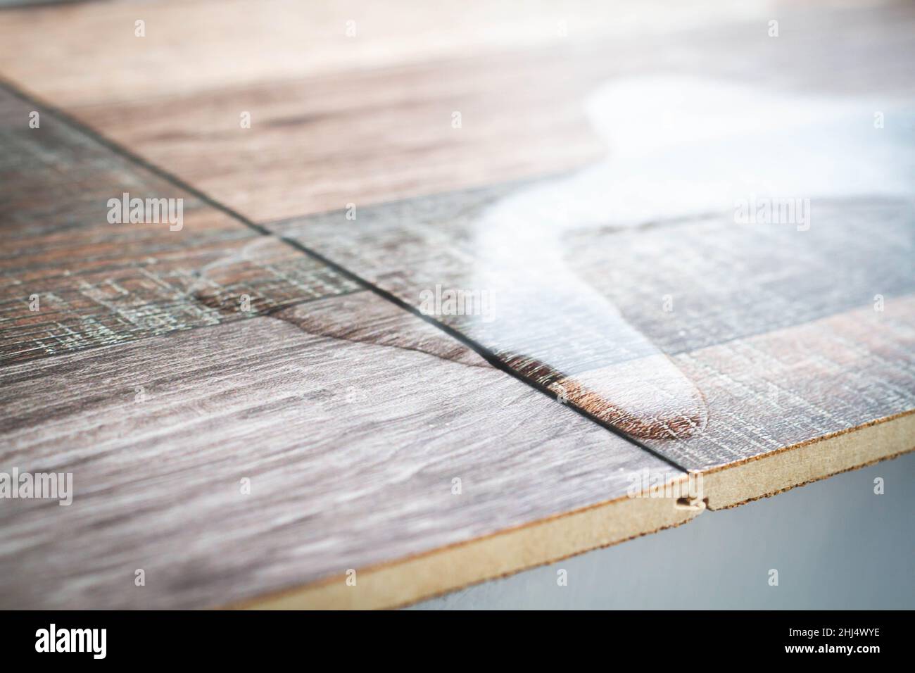 Laminate and water. Waterproof laminate. Wooden floors are impervious ...