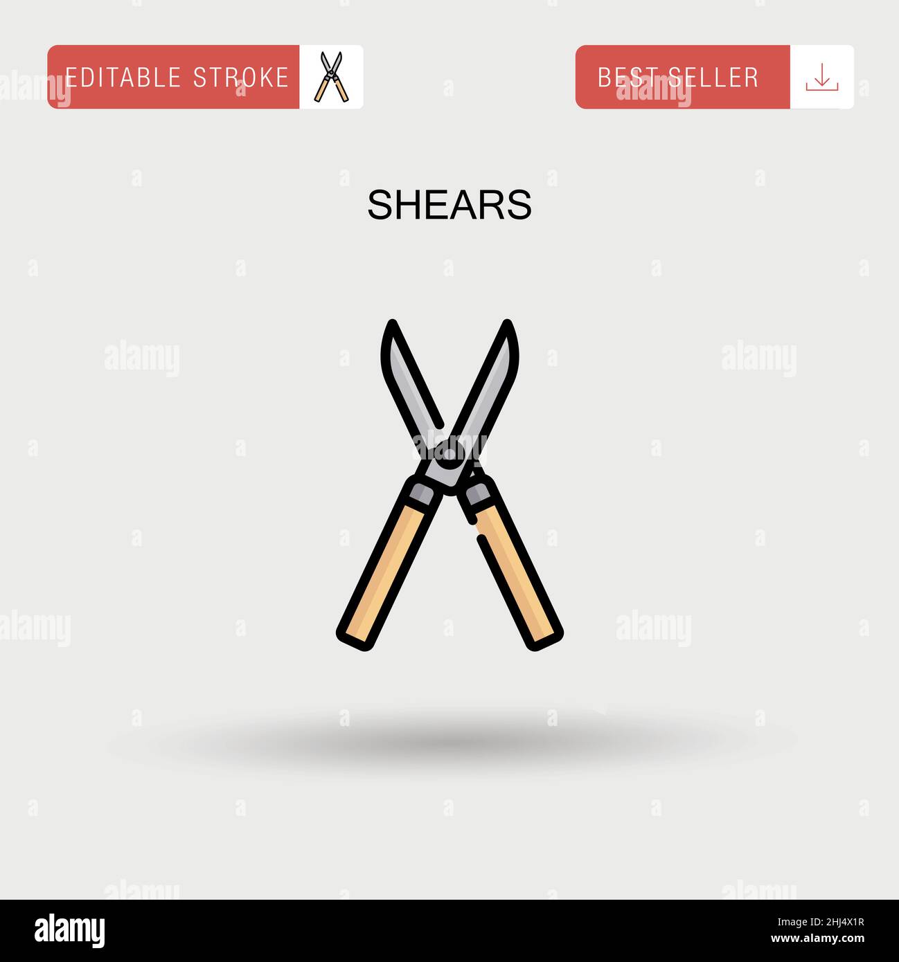 Hand steel shear Stock Vector Images - Alamy