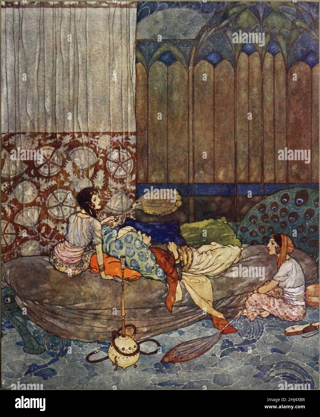 Stories from the Arabian nights - London 1907 - plate 09 Stock Photo ...