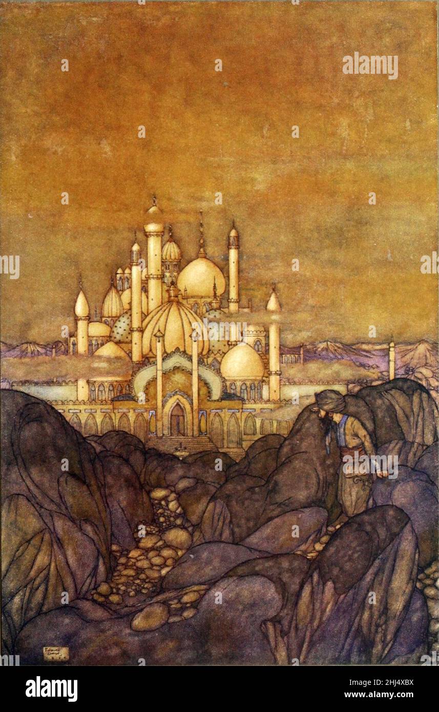 Stories from the Arabian nights - London 1907 - plate 07 Stock Photo ...