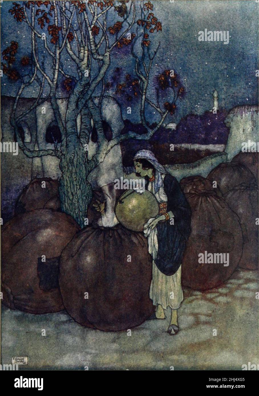 Stories from the Arabian nights - London 1907 - plate 23 Stock Photo ...