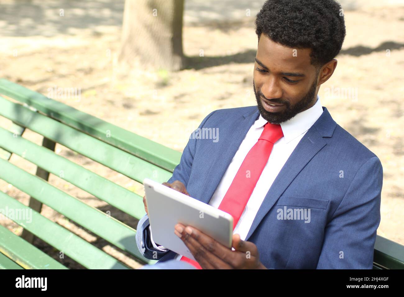 Portrait of a beautiful business man outside Stock Photo - Alamy