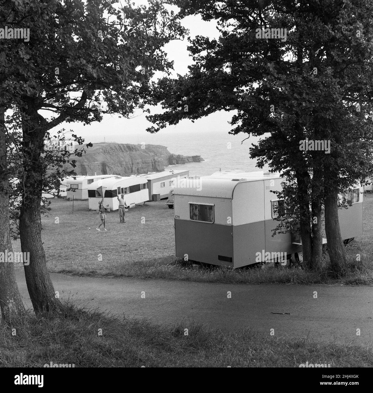 1960s caravan park hi-res stock photography and images - Alamy