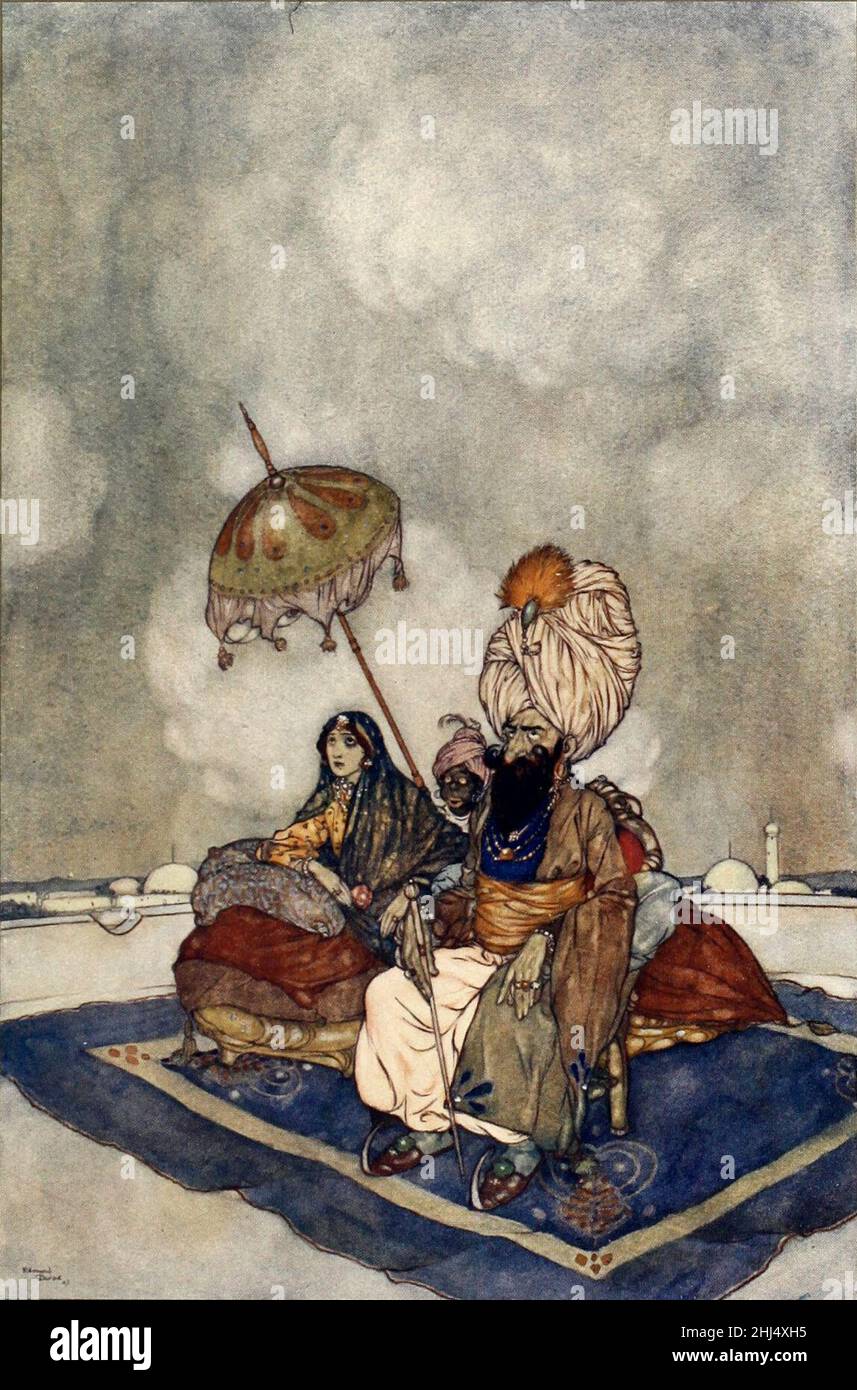 Stories from the Arabian nights - London 1907 - plate 32 Stock Photo ...
