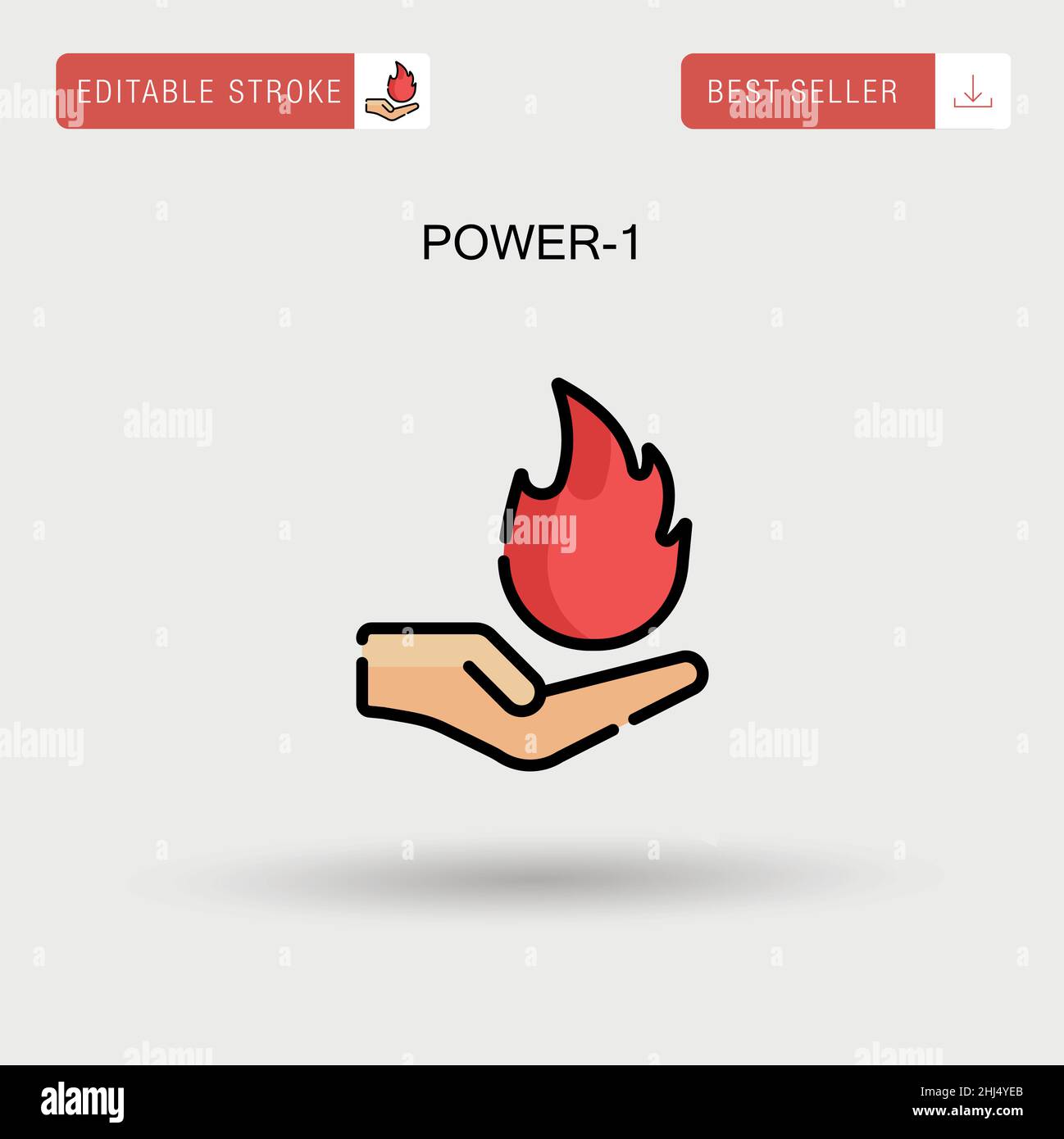 Power of one Stock Vector Images - Alamy