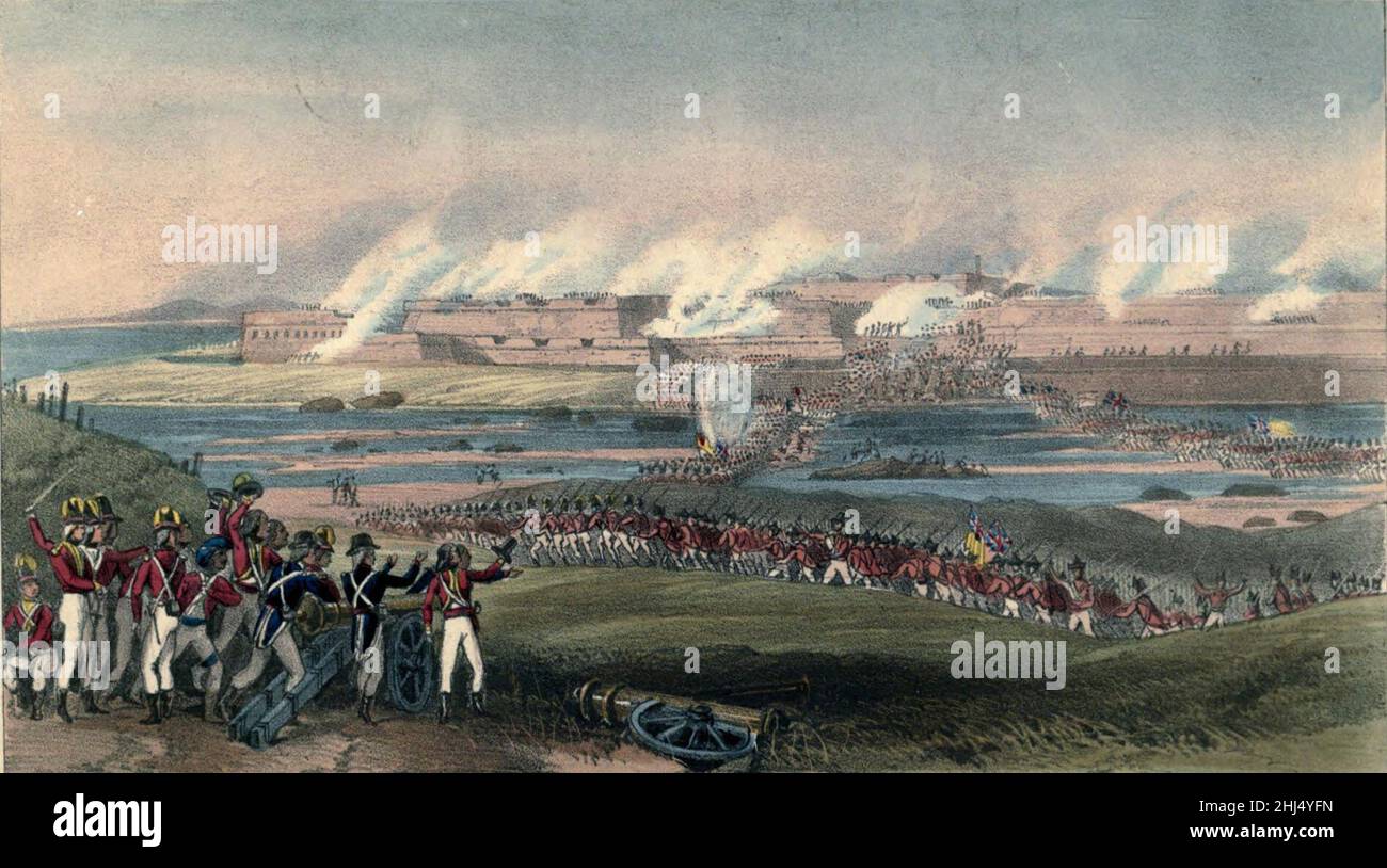 Storming of Seringapatam Stock Photo - Alamy