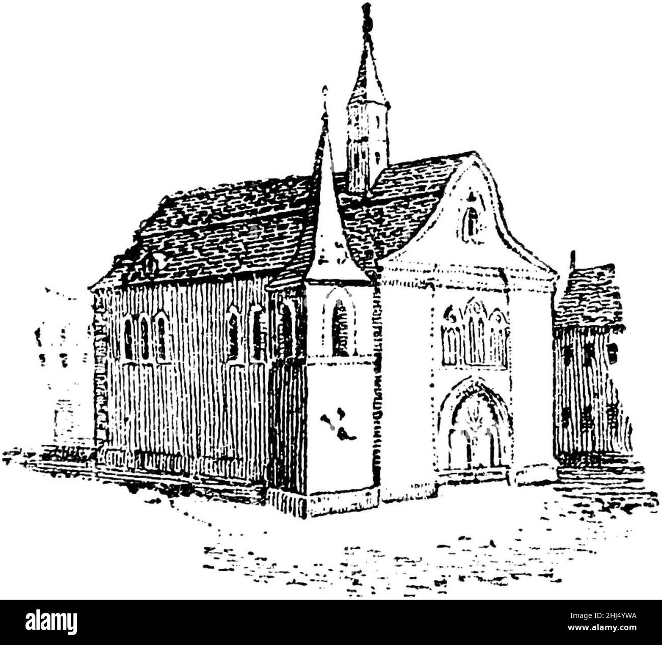 Story of Prague (1920), Bethlehem Chapel in Prague Stock Photo - Alamy