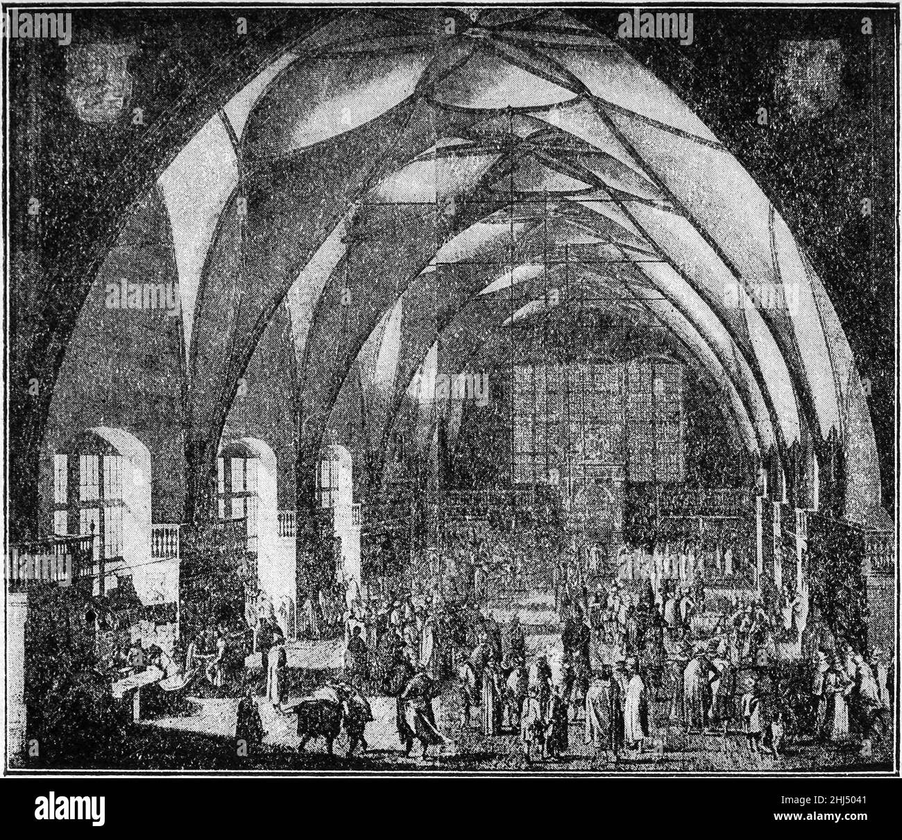 Story of Prague (1920), Vladislav Hall of the Prague Castle Stock Photo ...