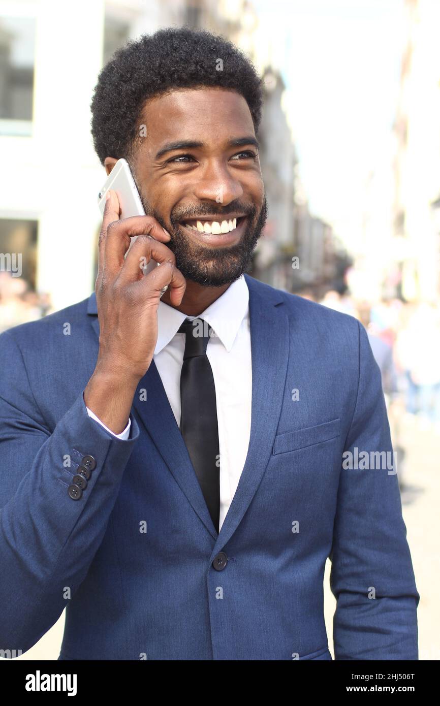 Portrait of a beautiful business man outside Stock Photo - Alamy