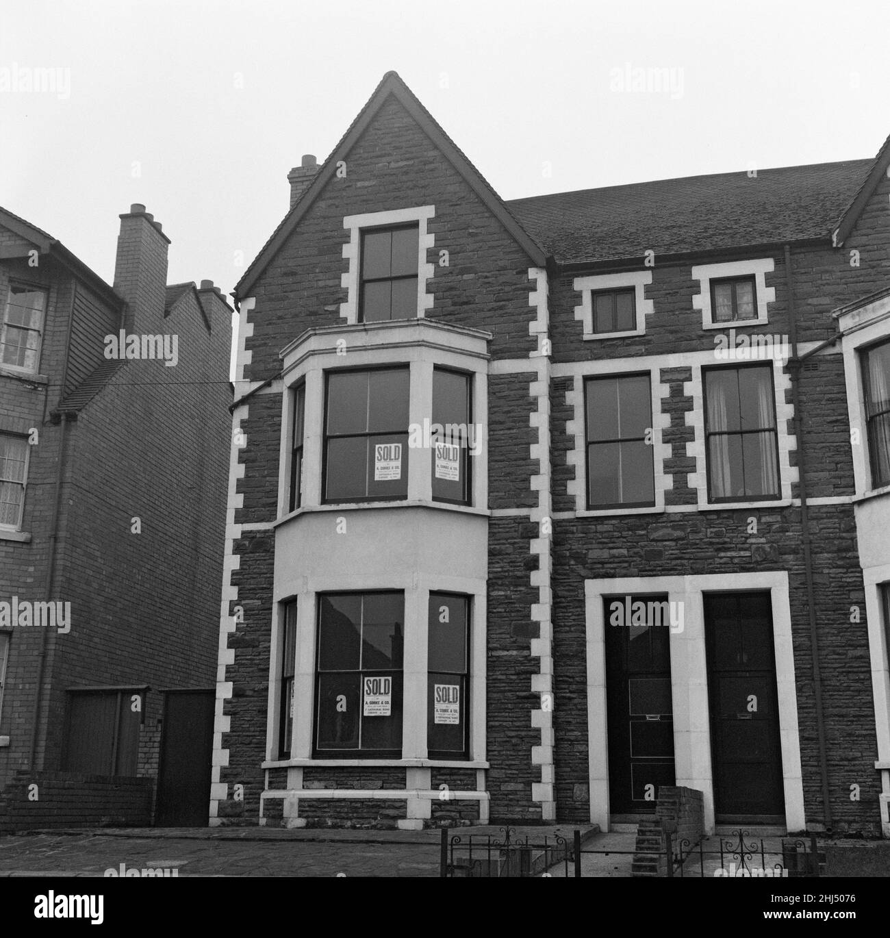 The House That Shirley Bassey Has Probably Bought For Her Mother Eliza 22nd January 1960 Stock