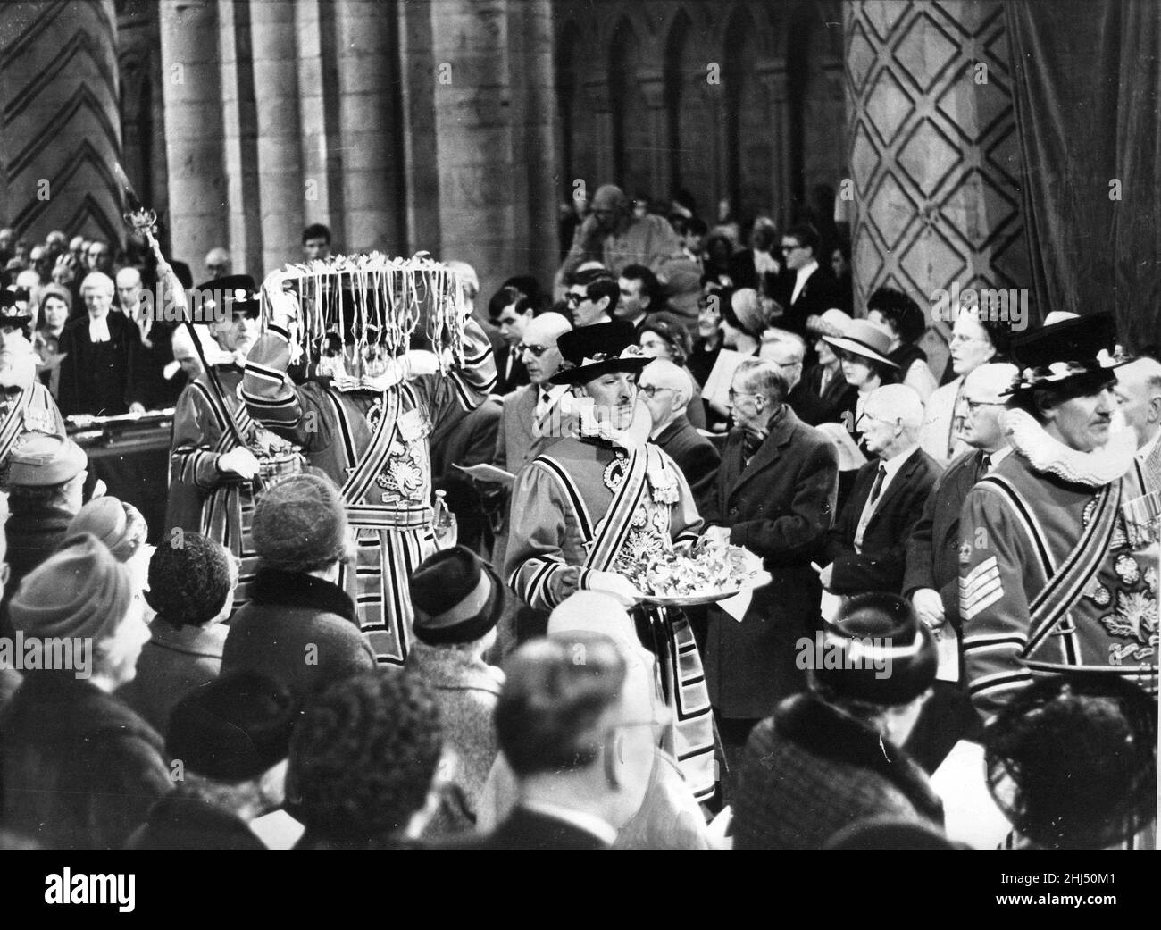 Queen Elizabeth II - the Maundy Money Ceremony at Durham Cathedral ...