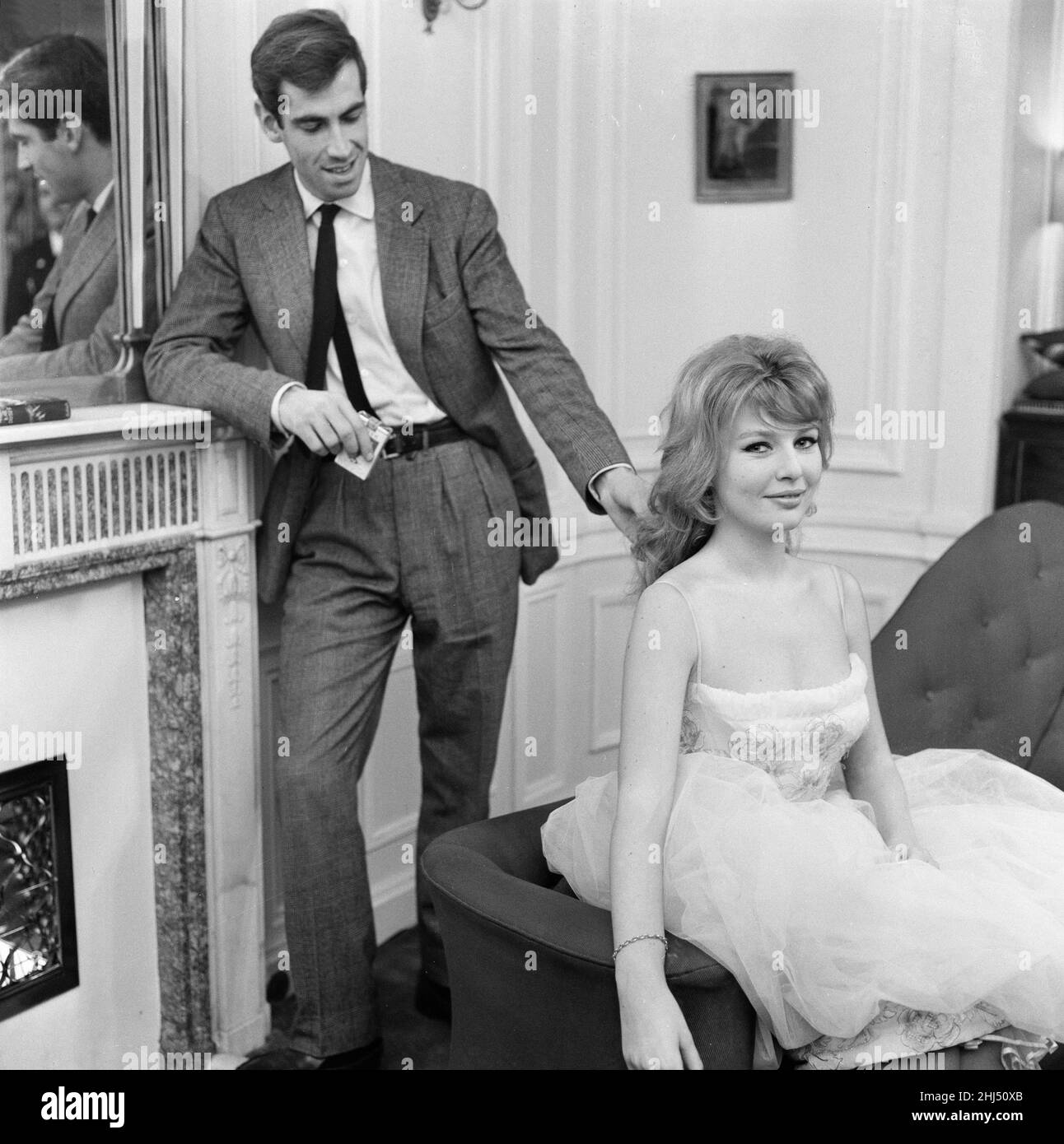 Annette Stroyberg, Danish actress, in London, Sunday 14th December 1958 ...