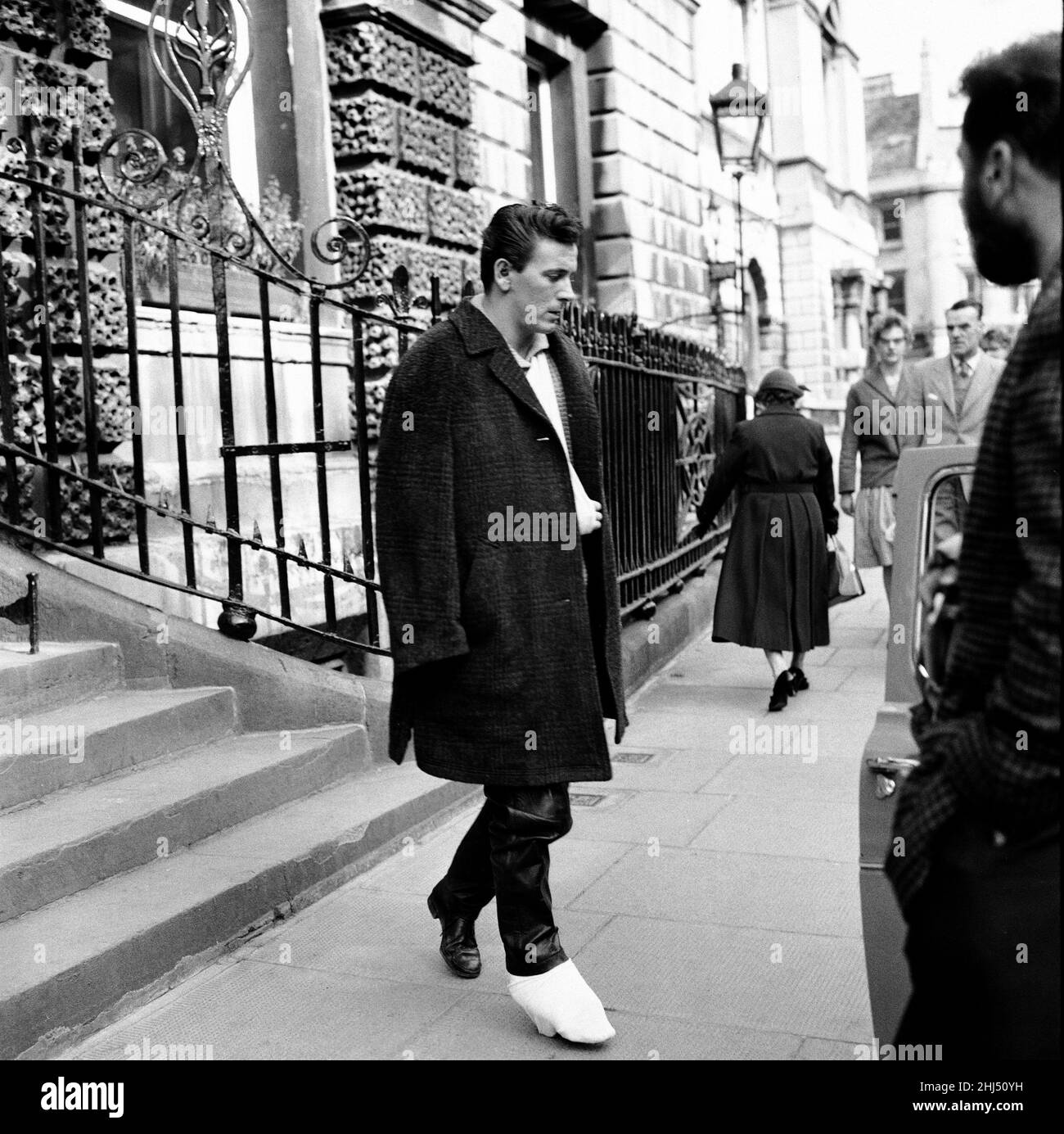 Eddie cochran and gene vincent Black and White Stock Photos & Images ...