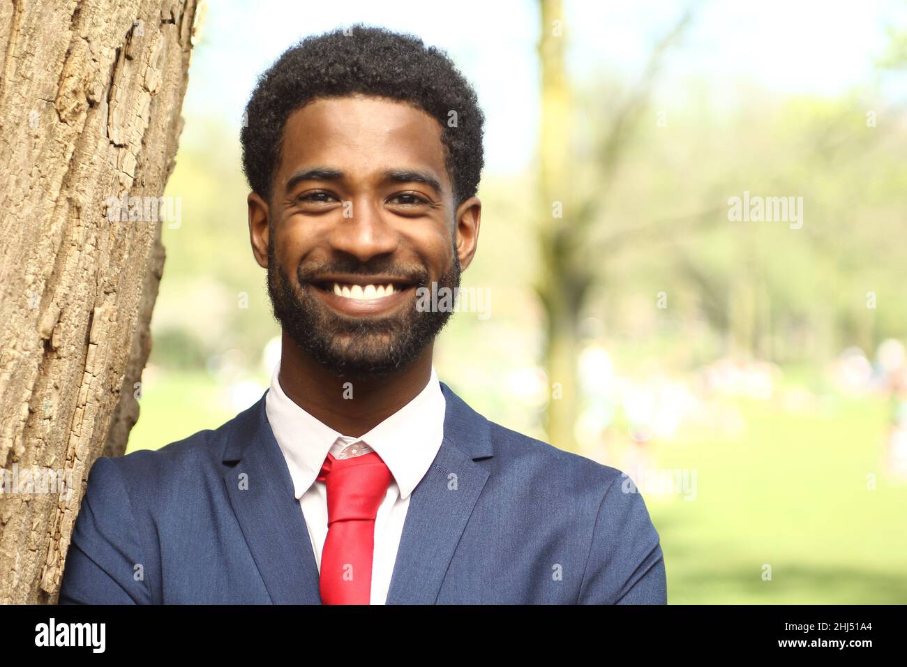 Portrait of a beautiful business man outside Stock Photo - Alamy