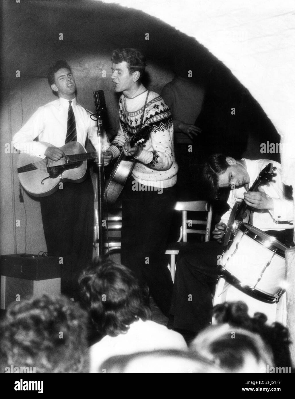 18 year old Colin Rimmer of Holylake singing with the Coney Island ...