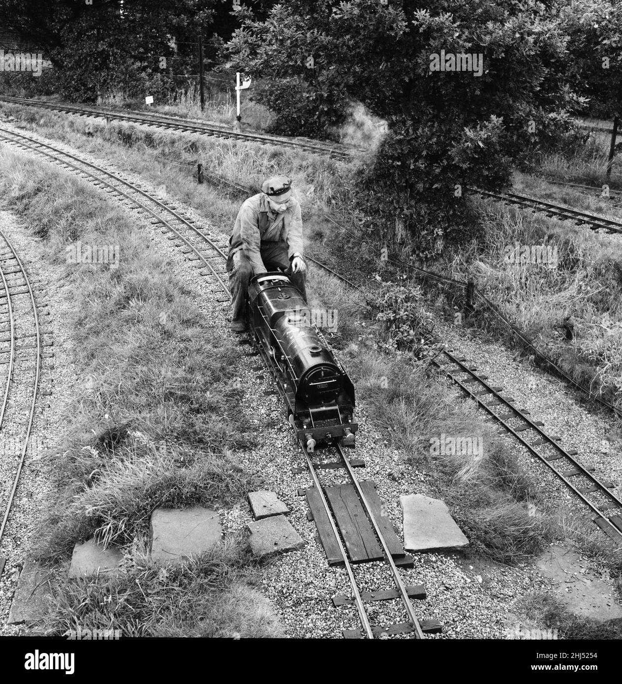 Miniature railway 1960s hi-res stock photography and images - Alamy