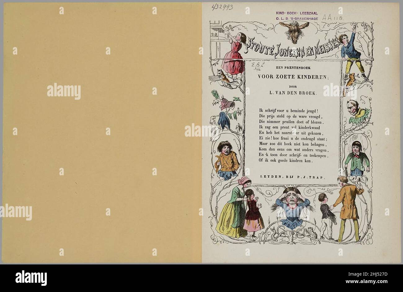 Stoute jongens en meisjes - een prentenboek voor zoete kinderen Stock ...