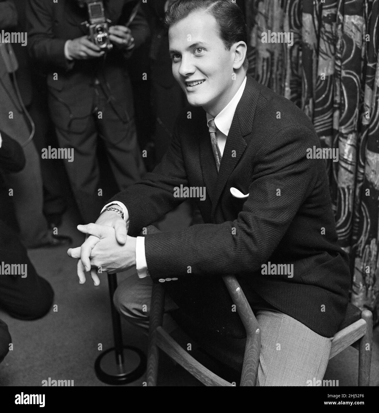 American singer, Pat Boone. He is in London for the "Sunday Night at ...