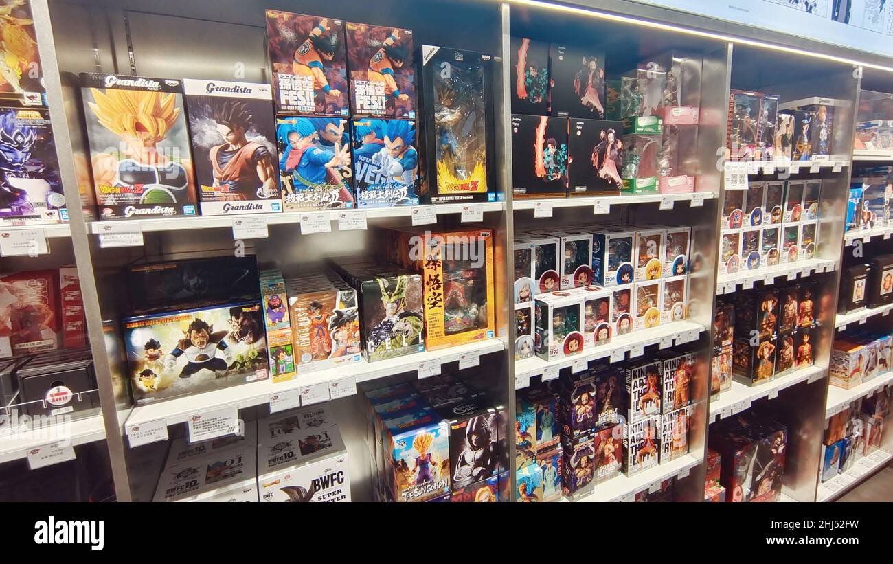 SHANGHAI, CHINA - JANUARY 24, 2022 - A look at the first overseas store ...