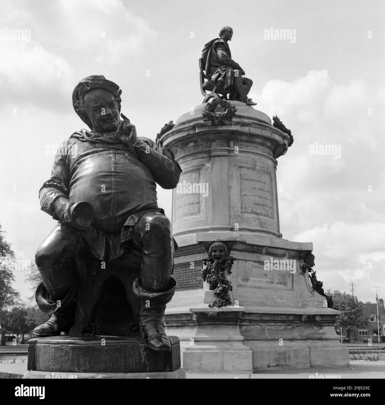 The Shakespeare Memorial by Lord Ronald Gower. At each corner of the ...
