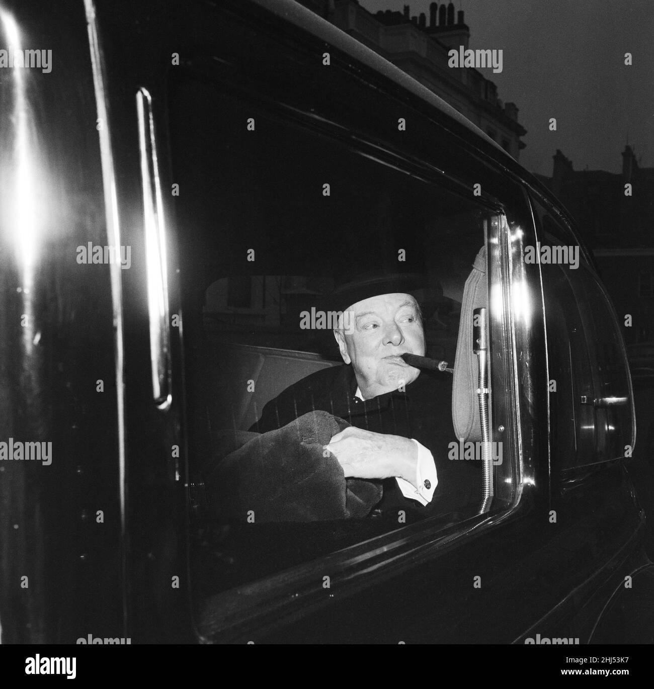 Winston Churchill 85th birthday celebrations.30th November 1959 Stock ...