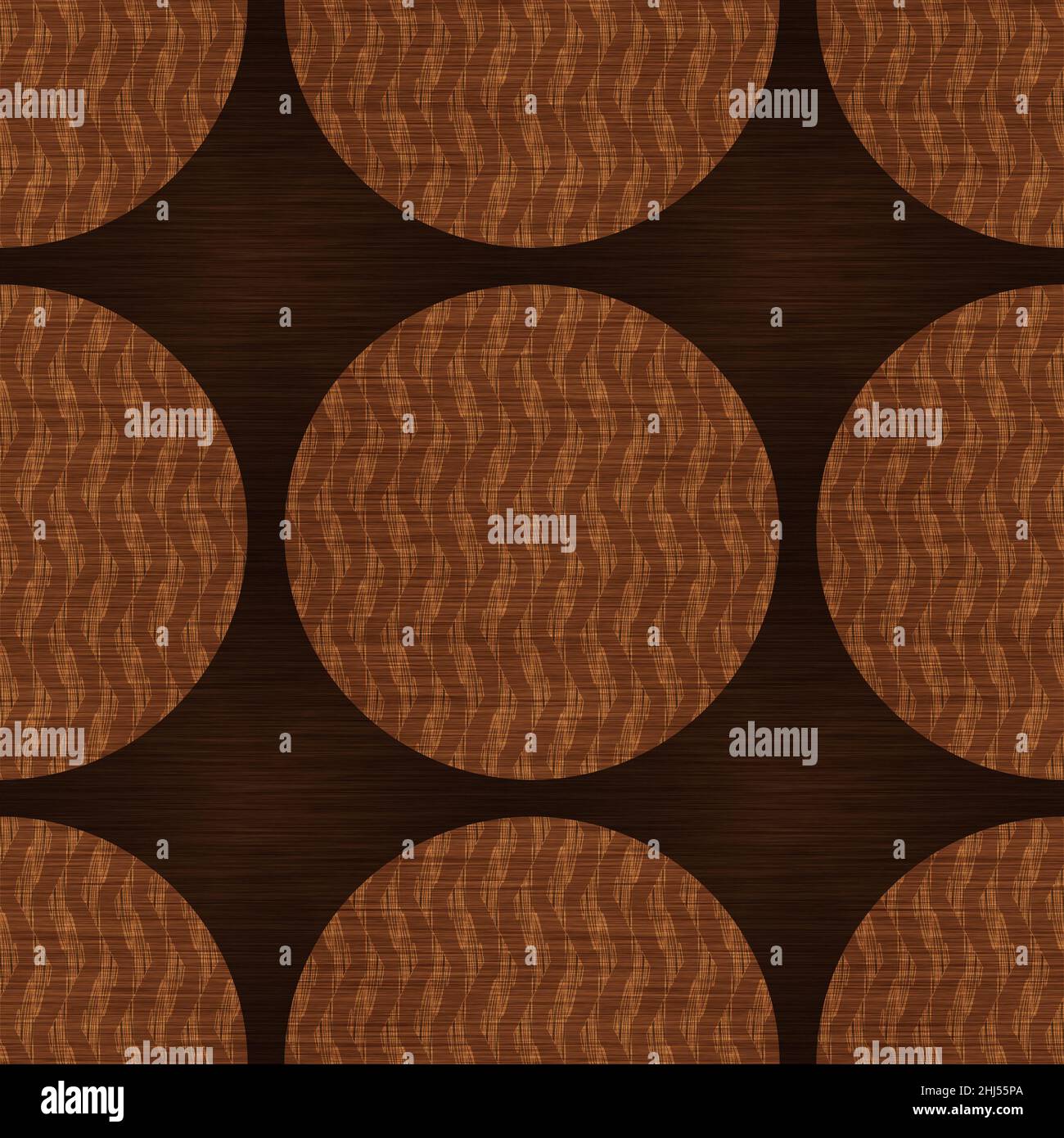 Brown wood effect decorative inlay texture. Seamless engraved oriental ...