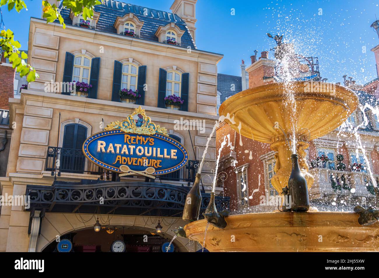 Remy's Ratatouille Adventure ride at EPCOT theme park, Walt Disney ...