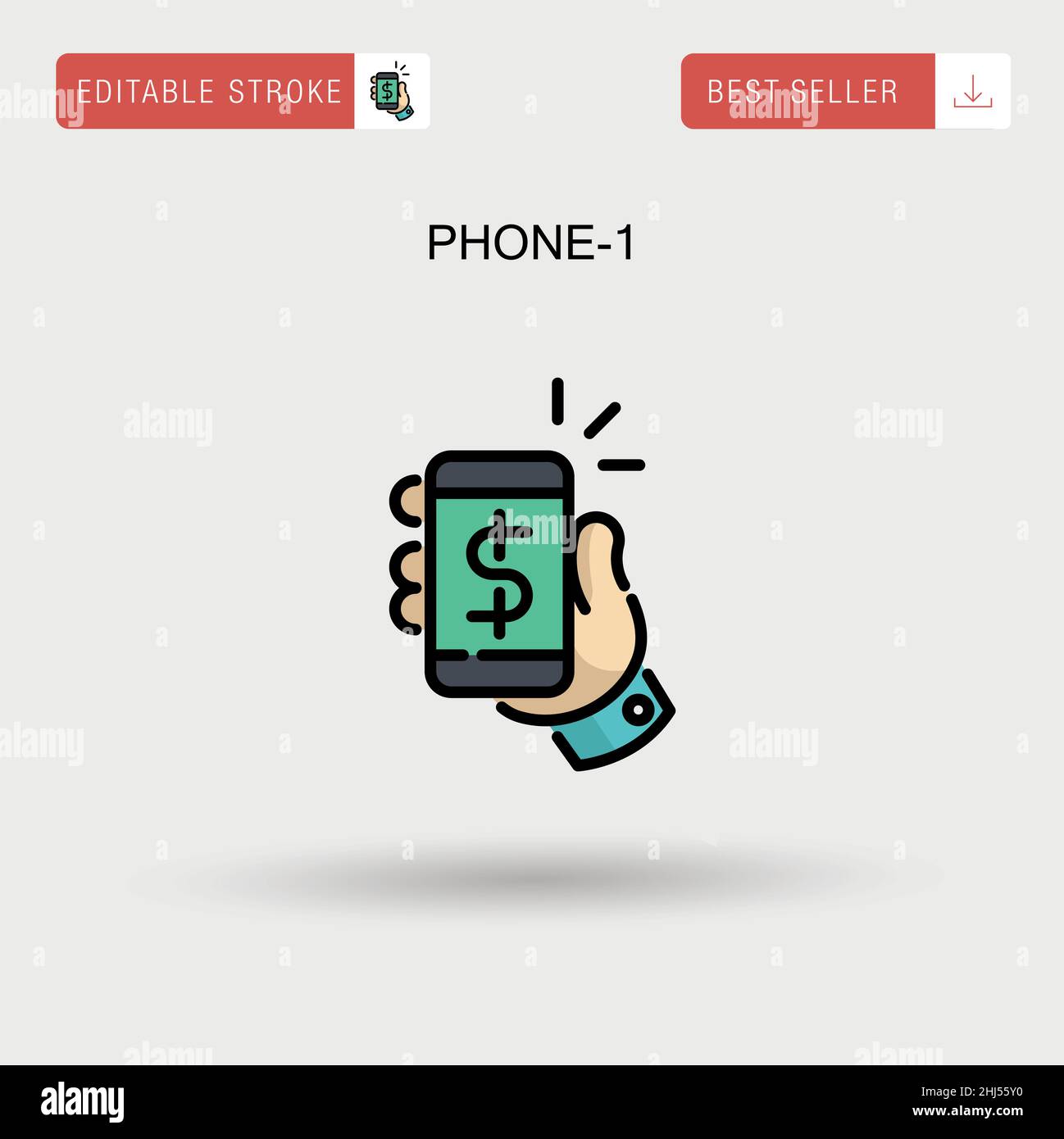 Phone line background one Stock Vector Images - Alamy