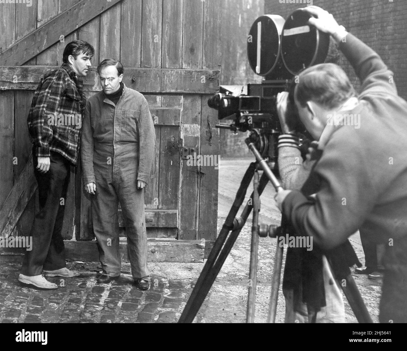Actors Michael Craig, left, and Kenneth Griffith seen in a scene from ...
