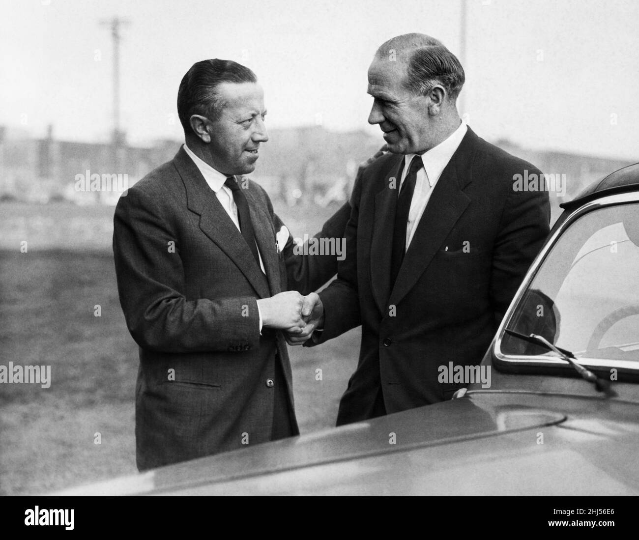 Jimmy Murphy Manchester United Black and White Stock Photos & Images ...