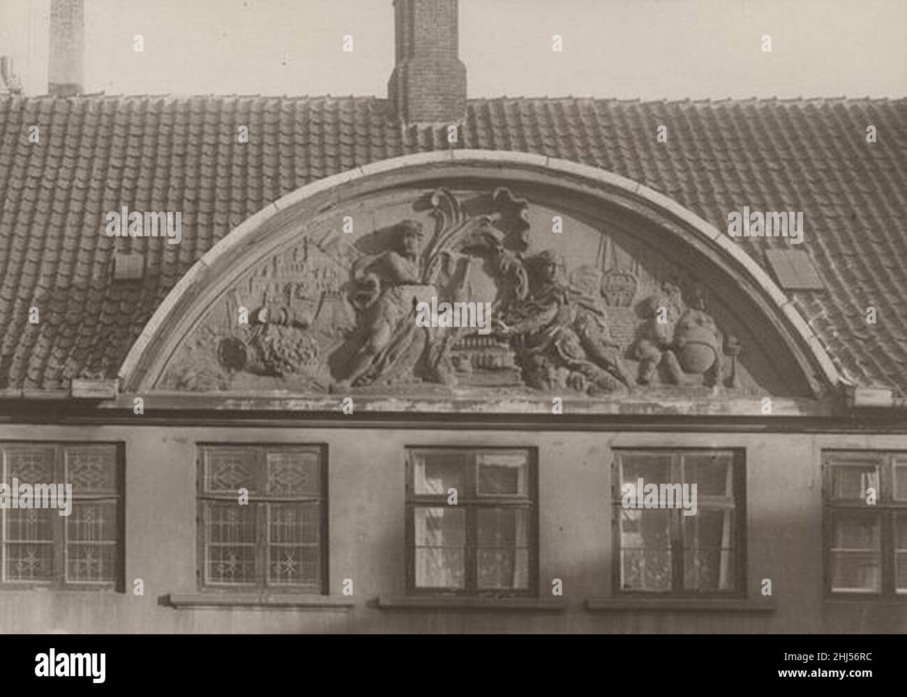 Strandgade 24 - relief Stock Photo - Alamy