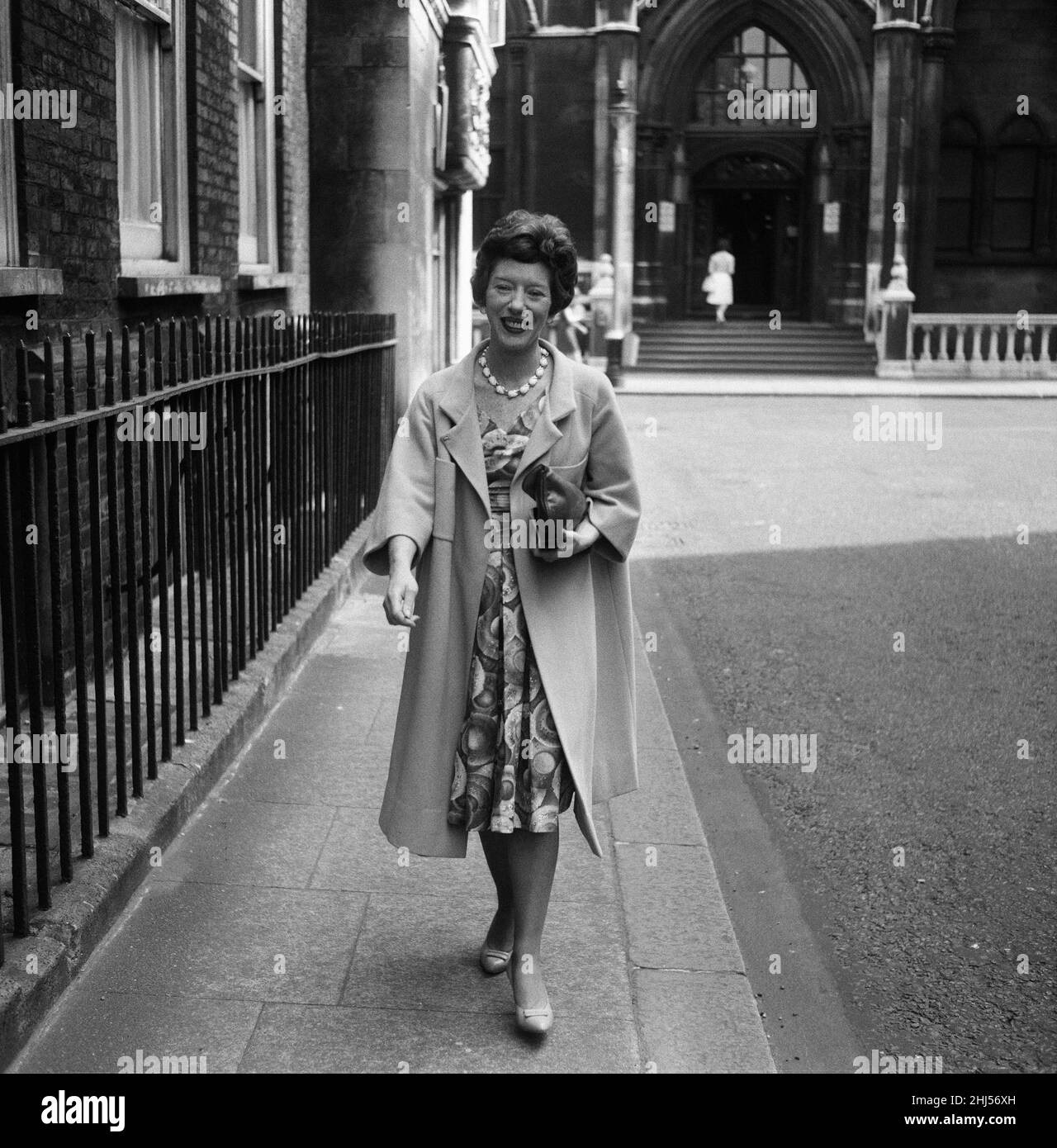 Miss Pamela Berry, who won her appeal against the British Transport ...