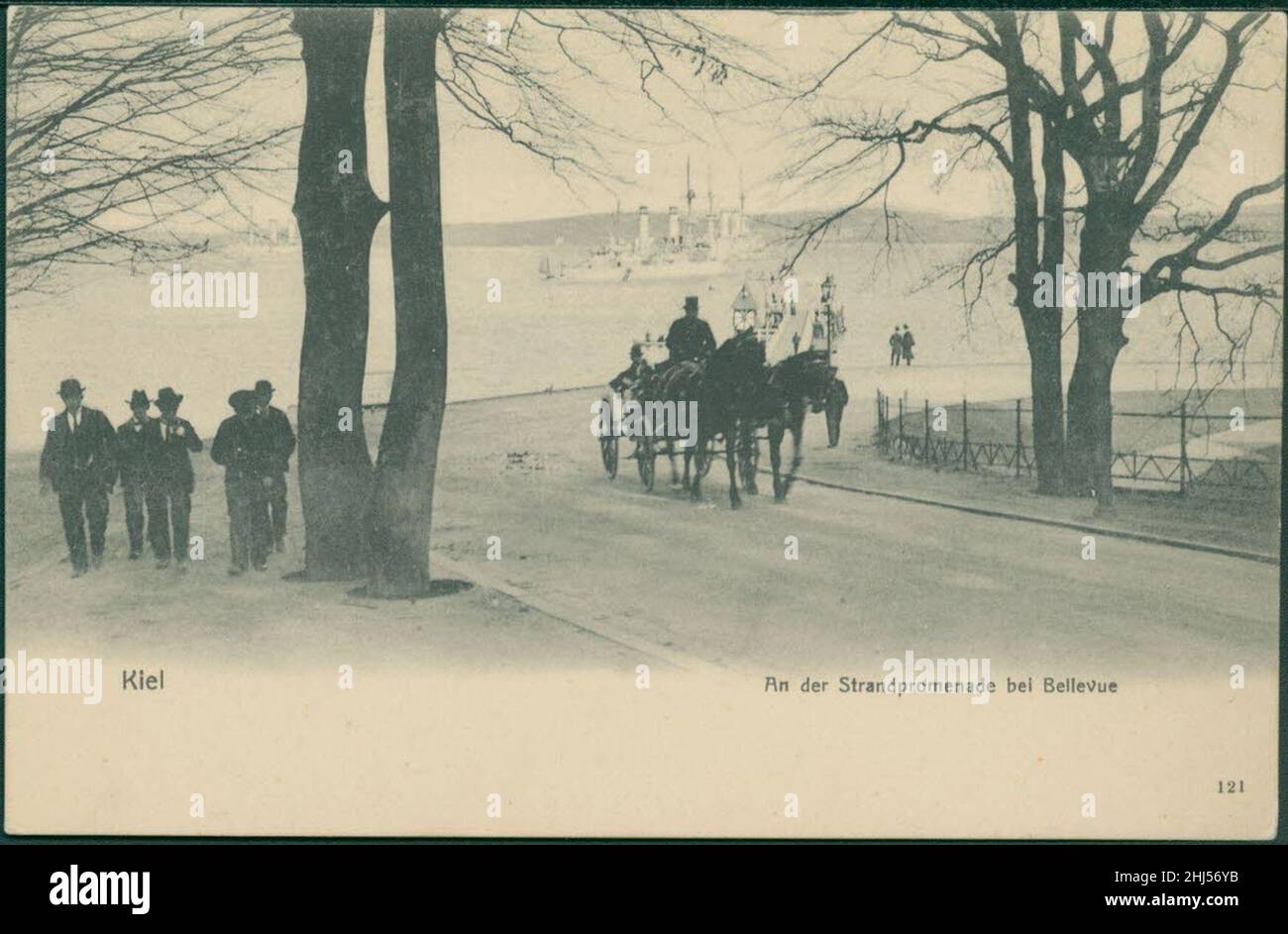 Strandweg, Ecke Lindenallee (Kiel 82.790 Stock Photo - Alamy