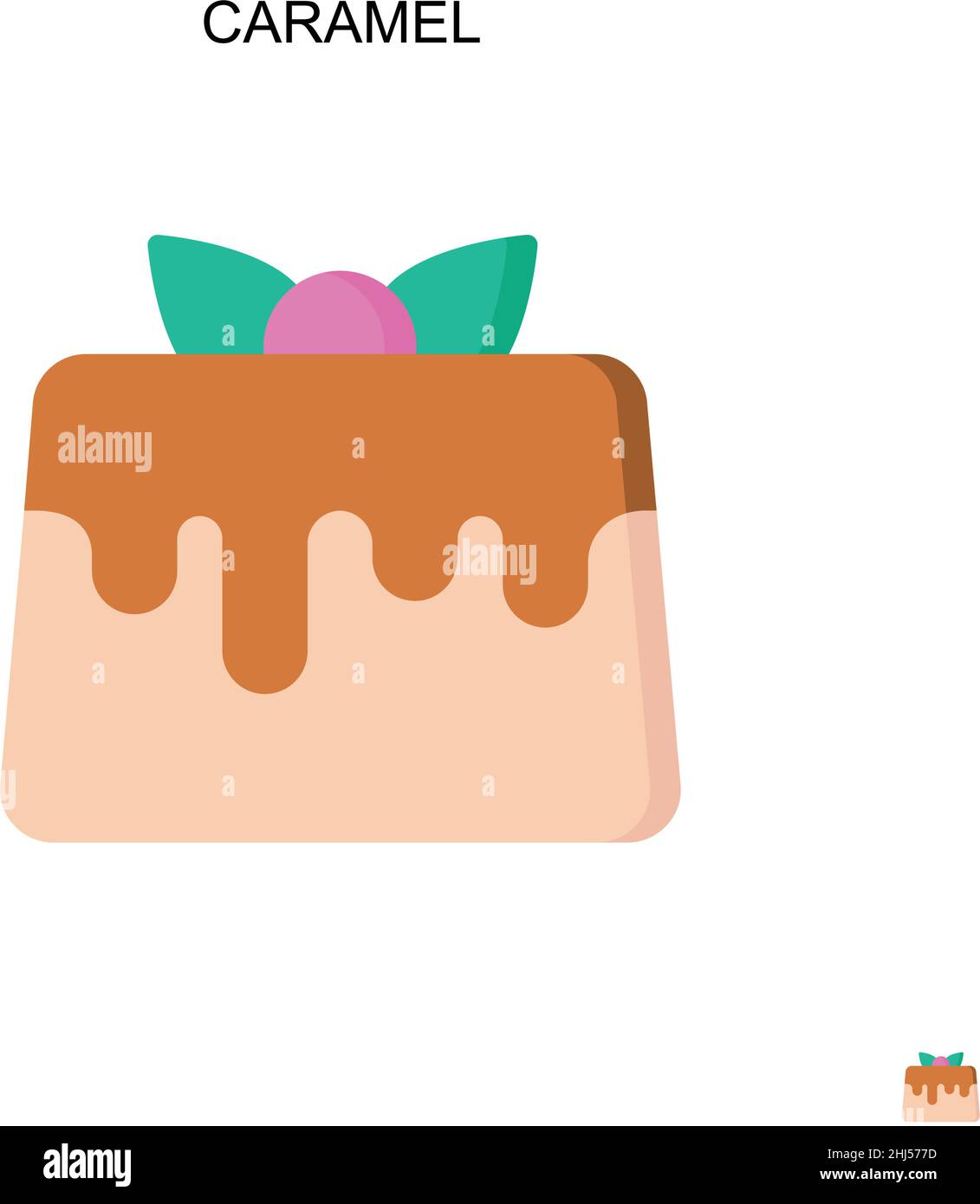 Toffee template Stock Vector Images - Alamy