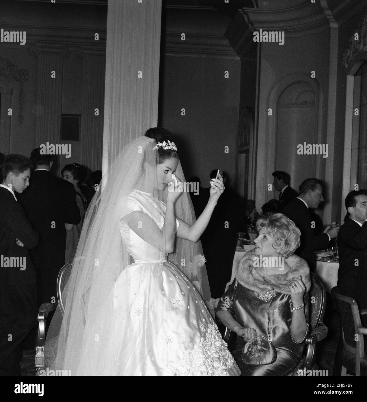 The wedding of Jackie Collins and Wallace Austin at Grosvenor House ...