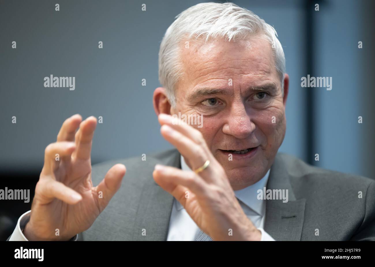 Stuttgart, Germany. 26th Jan, 2021. Thomas Strobl (CDU), Minister of ...