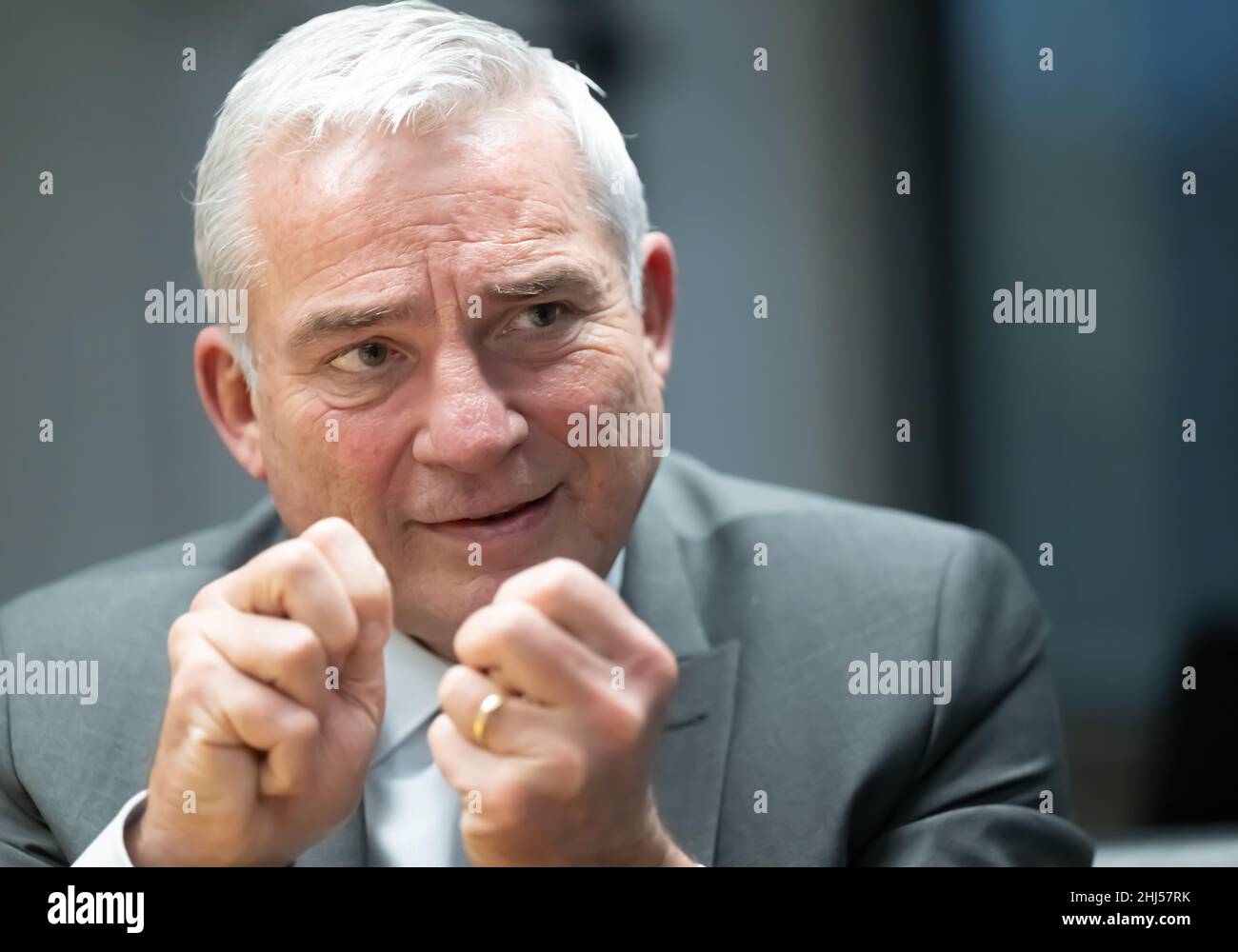 Stuttgart, Germany. 26th Jan, 2021. Thomas Strobl (CDU), Minister of ...