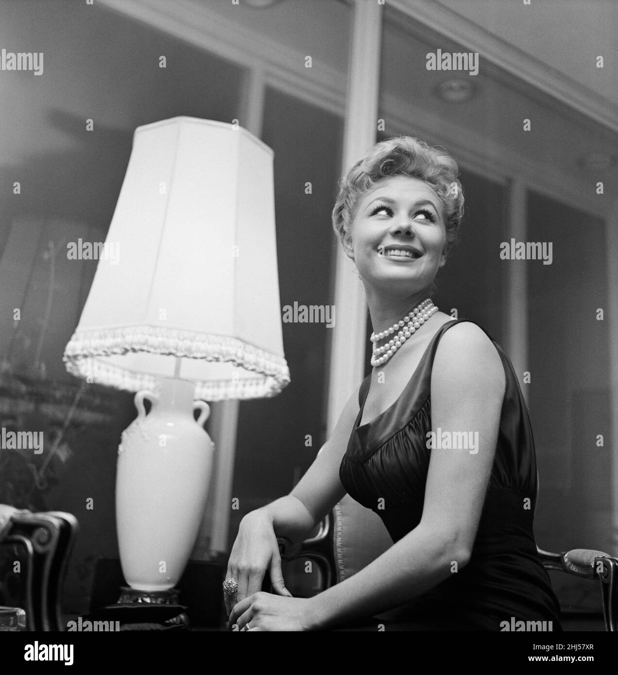 Mitzi Gaynor, American actress, singer & dancer, who is in the UK to ...