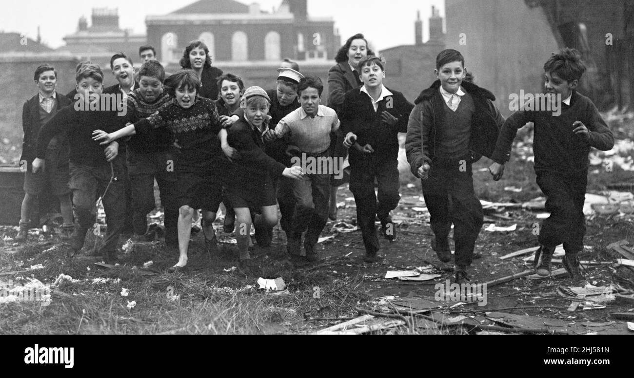 Mickey Penfold's gang were playing cops and robbers on a bomb site in ...