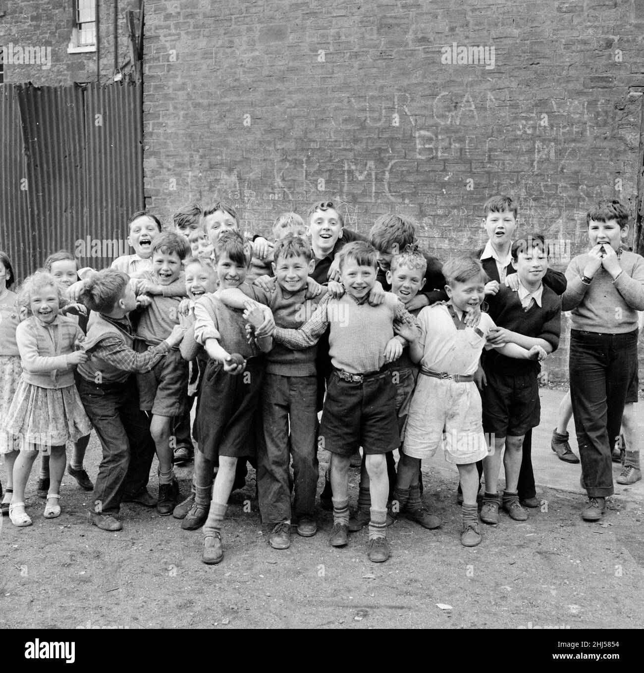 Poverty children scotland Black and White Stock Photos & Images - Alamy