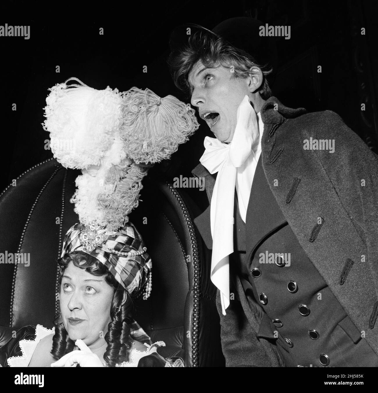 Tommy Steele as Tony Lumpkin and Peggy Mount as Mrs Hardcastle in "She ...
