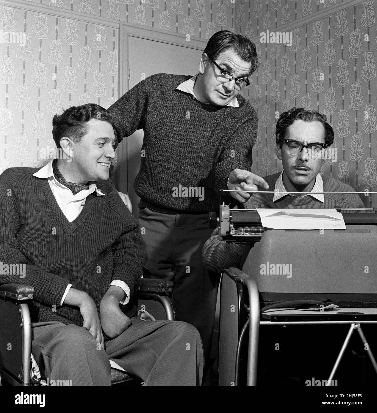 Scriptwriters Harry Driver and Vince Powell. Harry is back at work but ...