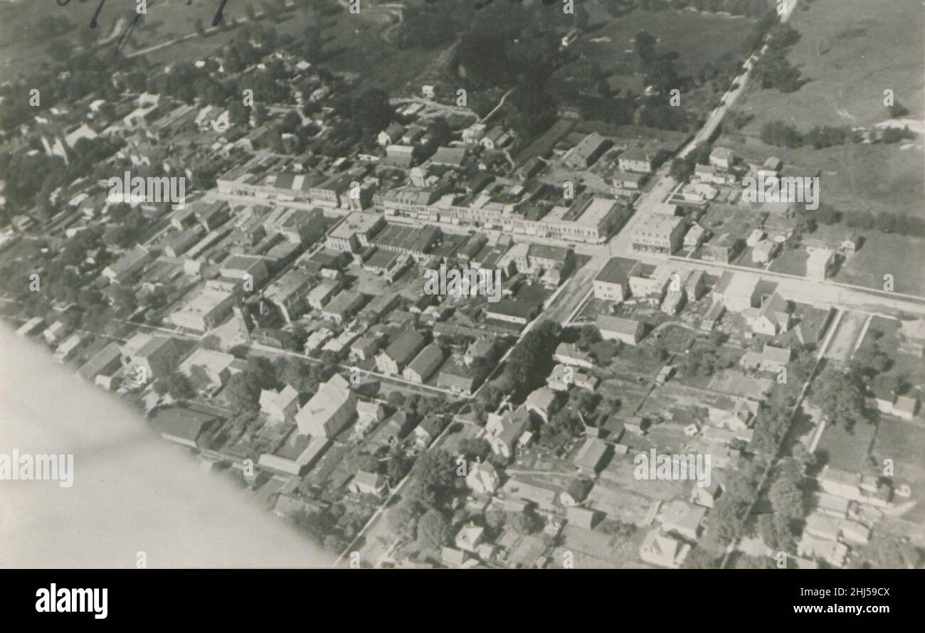 Strathroy Ontario from the Air (HS85-10-36502 Stock Photo - Alamy