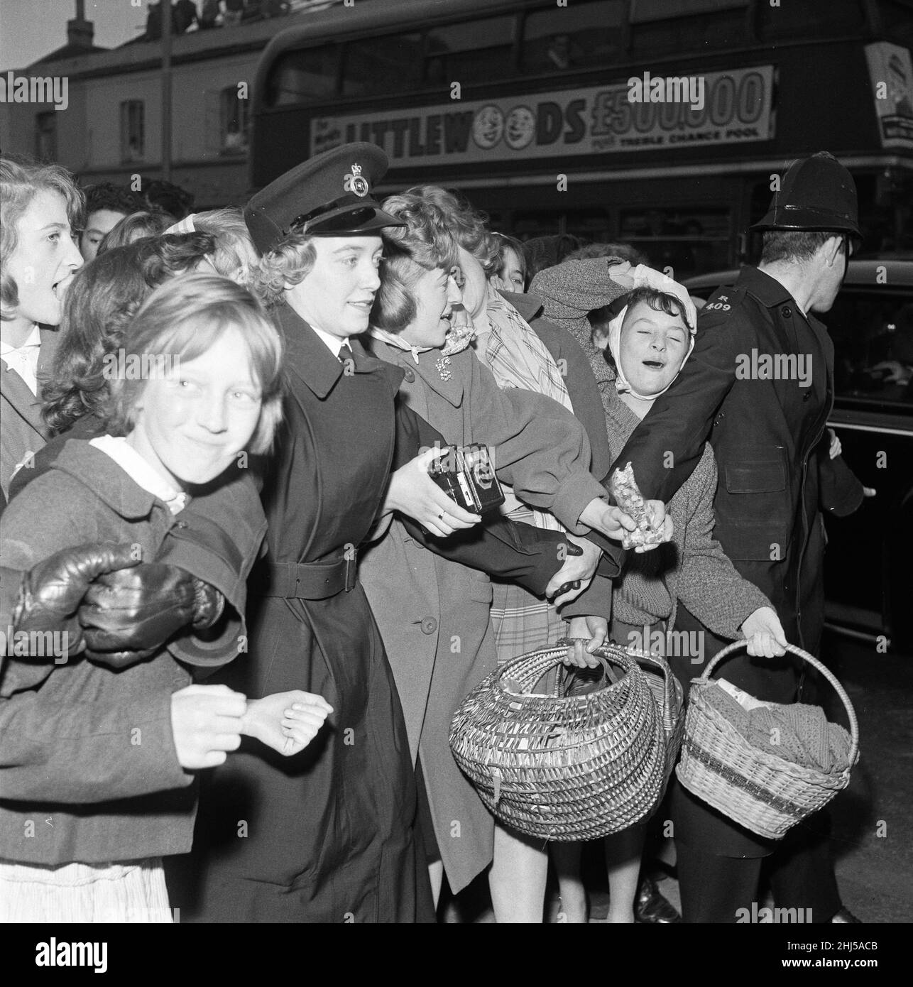 The wedding of Marty Wilde and Joyce Baker, held at Christ Church in ...